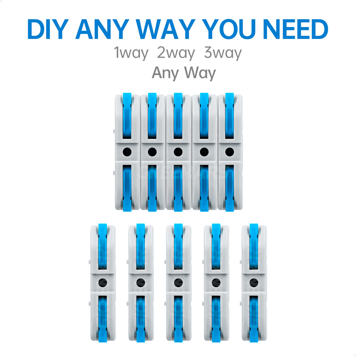 DIY Splicing Lever Wire Connectors | KV211(Blue) – GKEEMARS