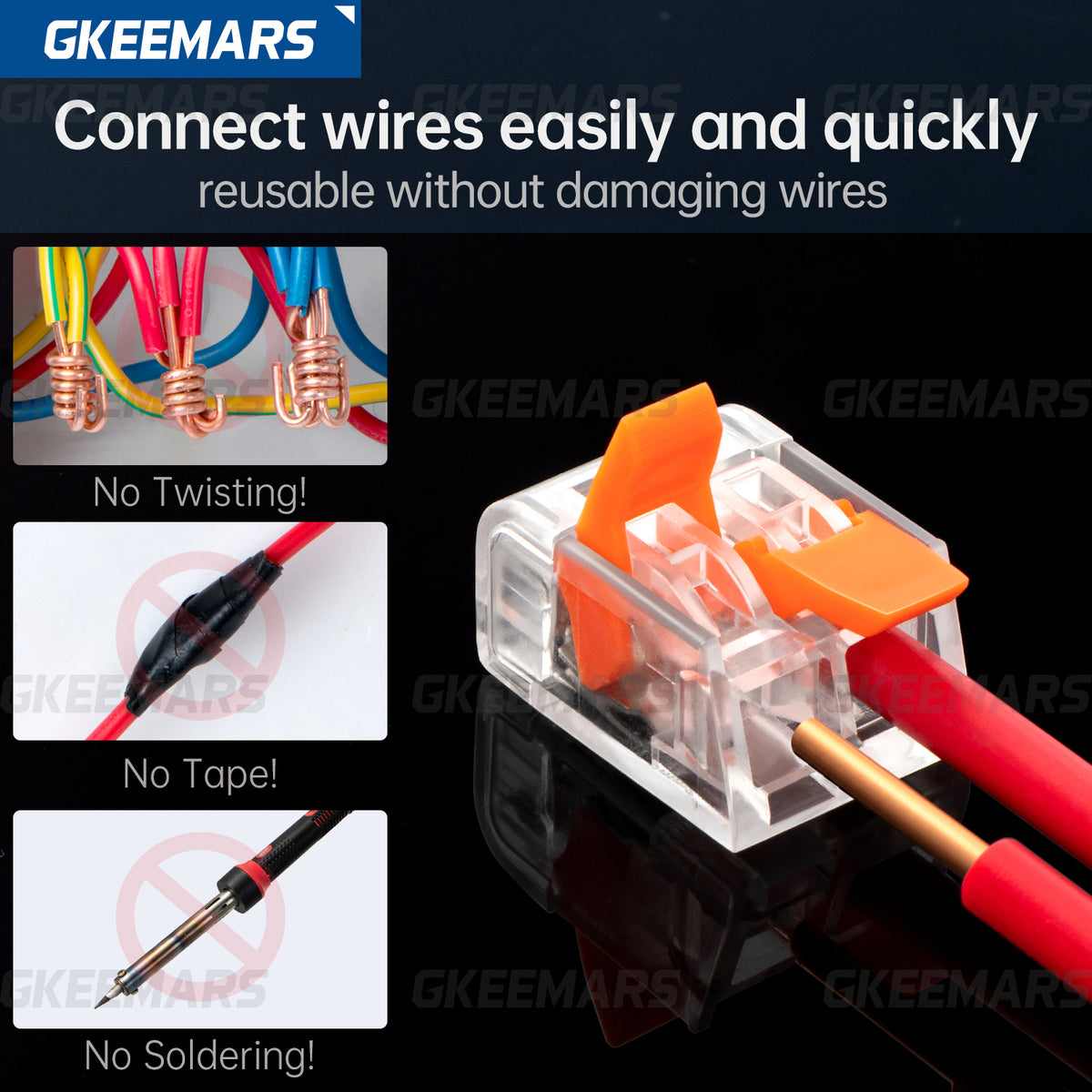Connect Wires Faster and More Simply Anywhere You Want | GKEEMARS